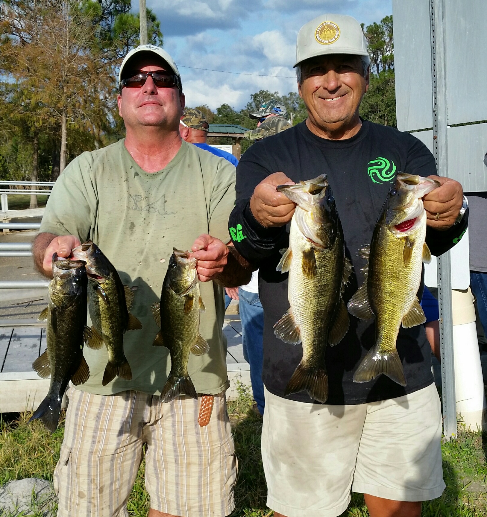 Fred Reid and Bill Groseclose third place 9.20 lbs on East Lake Toho ...